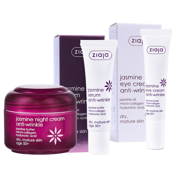 Jasmine Bundle: Night Cream, Eye Cream & Serum - Ziaja® USA – Ziaja ...